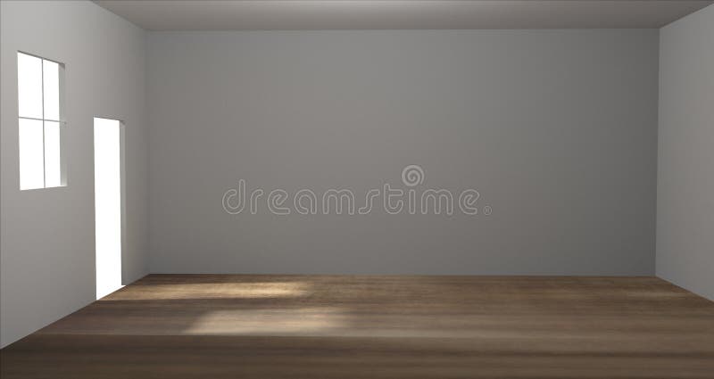 Empty room 3D render room stock image. Image of blank - 79075883