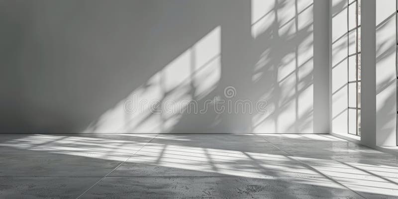 Empty Room with Numerous Windows Stock Image - Image of space, large ...
