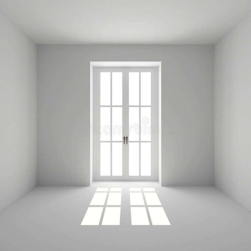 French window closed stock illustration. Illustration of clean - 130364706