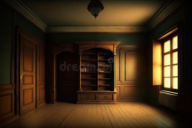 Empty Room with a Hidden Cache of Valuable Items, Waiting To Be ...