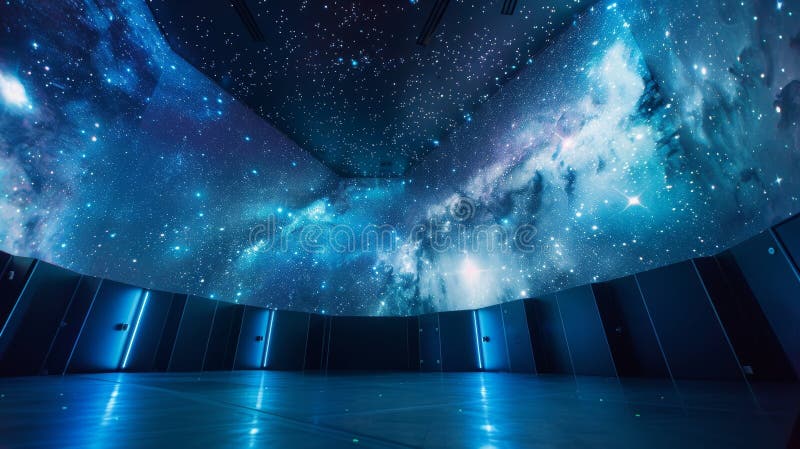 Empty Room Immersive Experience Simulating Being Under the Night Sky ...