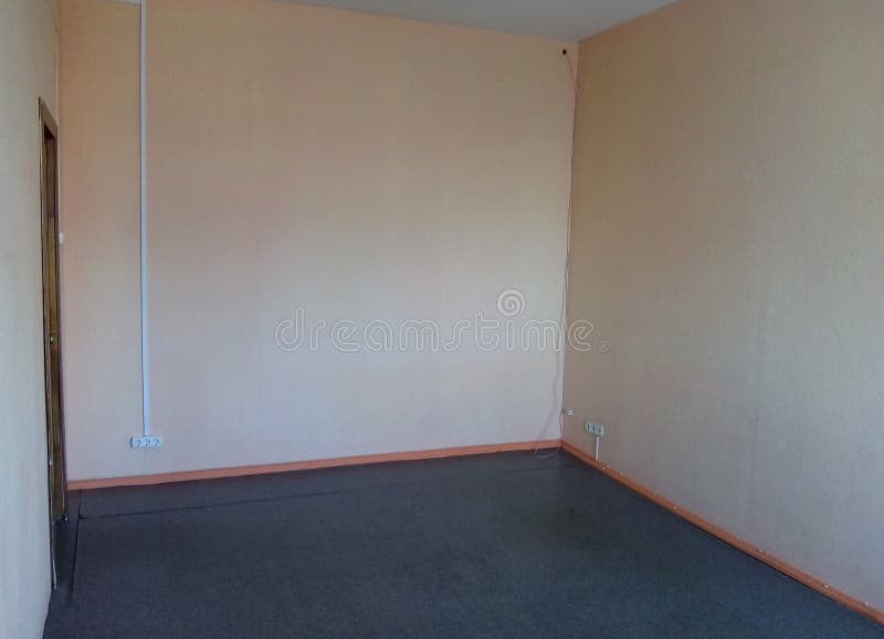 Empty Room Room from the Inside with Sockets Office Interiors Stock ...