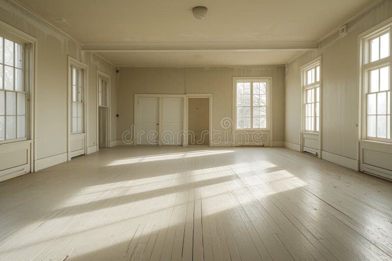 Empty Room Interior Background. Generative AI Stock Image - Image of ...