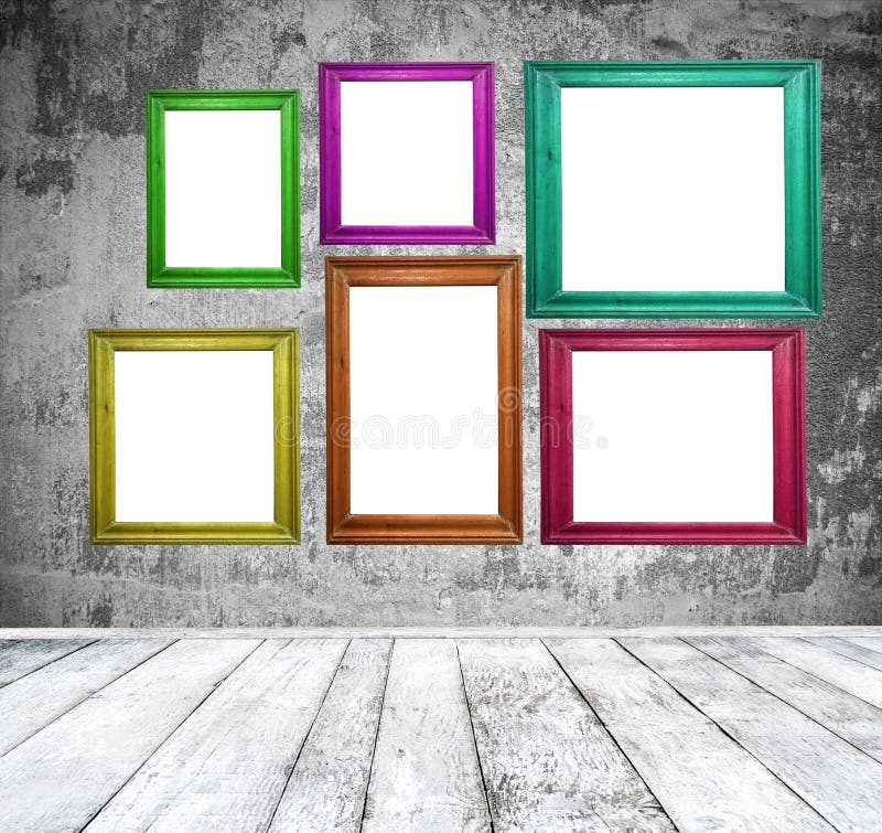 Messy Arrangement Frames Wall Stock Photos - Free & Royalty-Free Stock ...