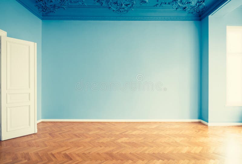 Empty Room in Old Building Home Renovation Concept - Real Estate ...