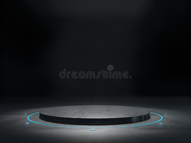 Empty Room, Platform for Design, Blank Product Stand, Background ...