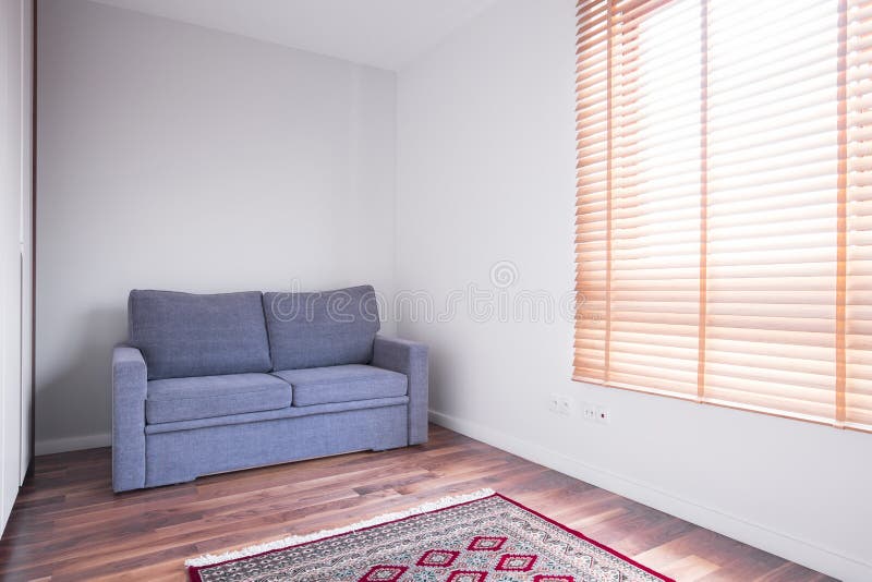 Empty room with sofa stock photo. Image of horizontal - 55330968