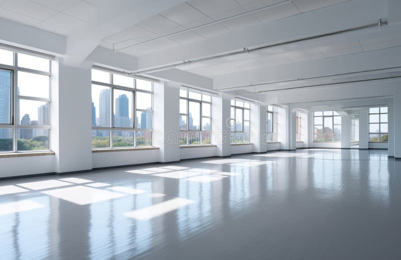 Empty Room Space for Your Imagination Stock Illustration - Illustration ...