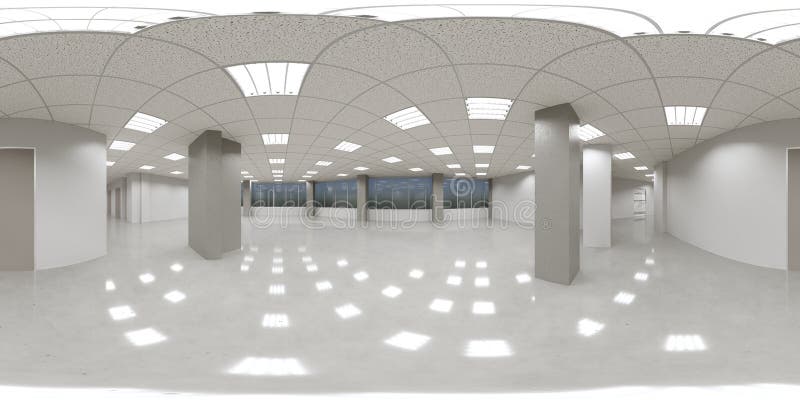 Spherical Panorama of the Interior, 3D Illustration, Render Stock ...