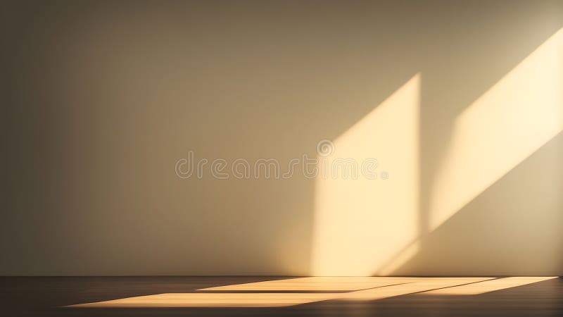 Empty Room with Sunlight from a Window Stock Illustration ...