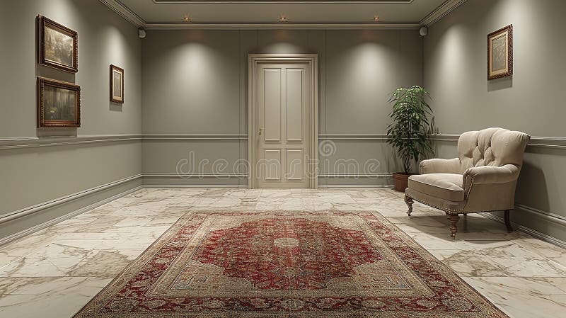 Empty Room To Decorated with Decorative Elements for Background Wall ...