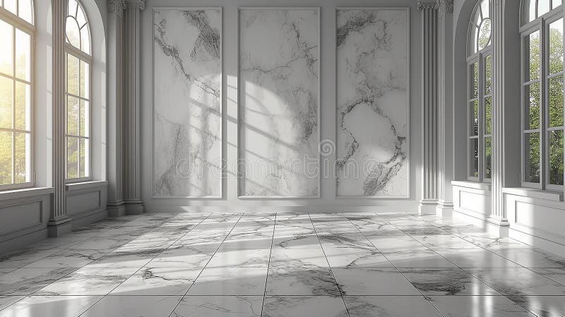 Empty Room To Decorated with Decorative Elements for Background Wall ...