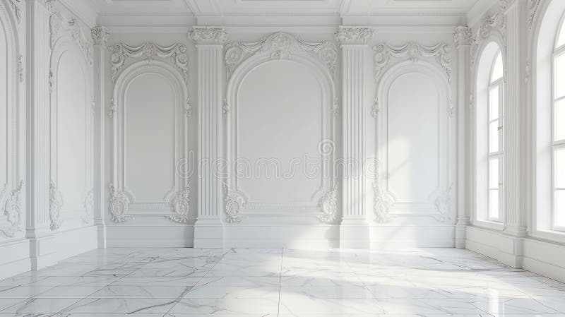 Empty Room To Decorated with Decorative Elements for Background Wall ...