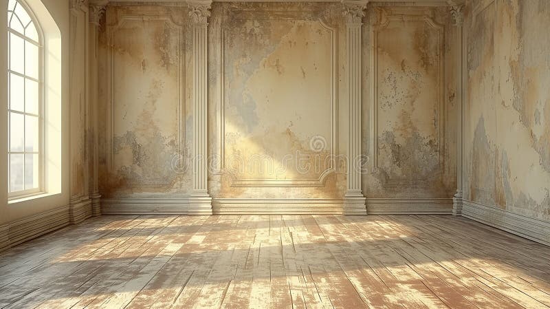 Empty Room To Decorated with Decorative Elements for Background Wall ...