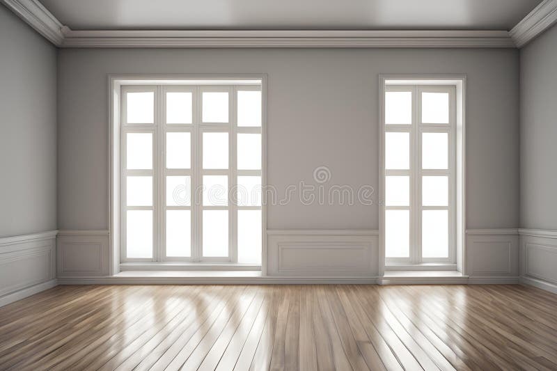 Empty Room To Place Your Concept, Object or Idea Stock Illustration ...