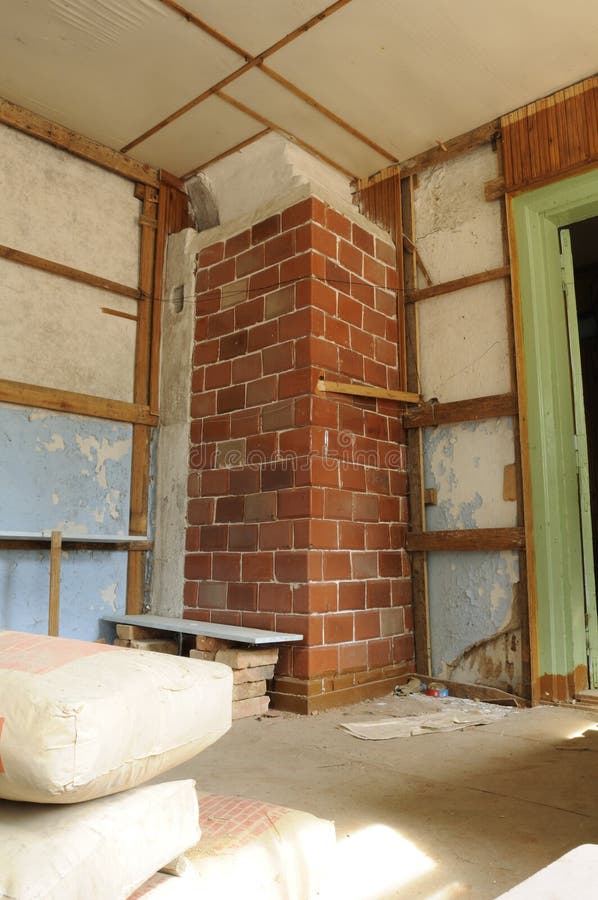 Empty Room under Repair stock image. Image of aged, building - 22706207