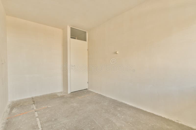 An Empty Room in Need of Renovation Stock Photo - Image of elegant ...