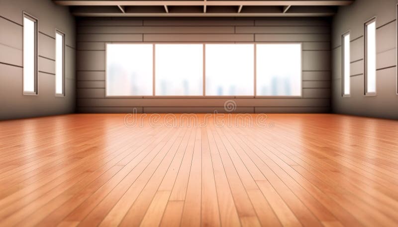 Empty Room with Window Empty Room with Window Stock Illustration - Illustration of interior ...