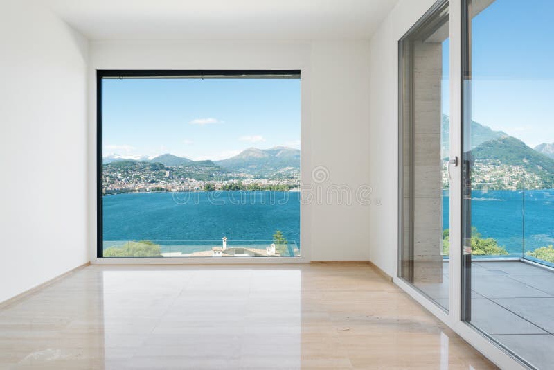 Empty room with window stock photo. Image of perspective - 21330996