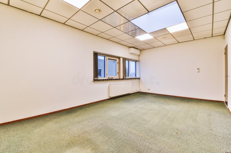 An Empty Room with a Window Stock Photo - Image of window, hall: 271429690