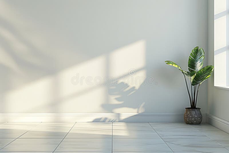 Empty Room and Wooden Floor. Empty Room for Advertising Stock ...