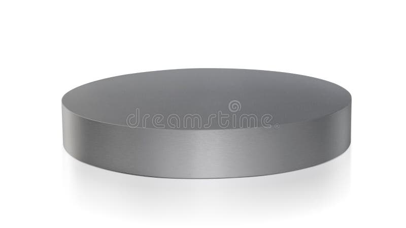 Empty Round Pedestal for Display. Platform for Design Stock ...