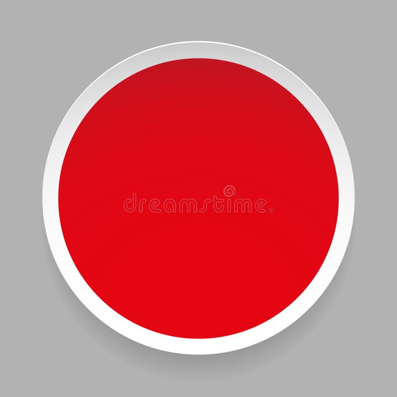 Empty round sticker vector stock vector. Illustration of background ...