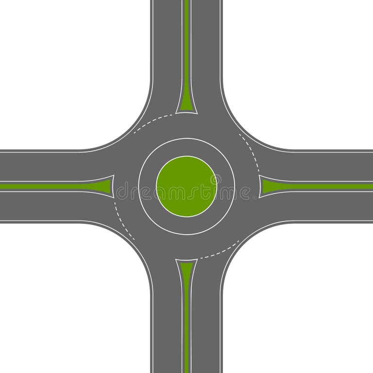 Road Top View Circular Stock Illustrations – 480 Road Top View Circular ...
