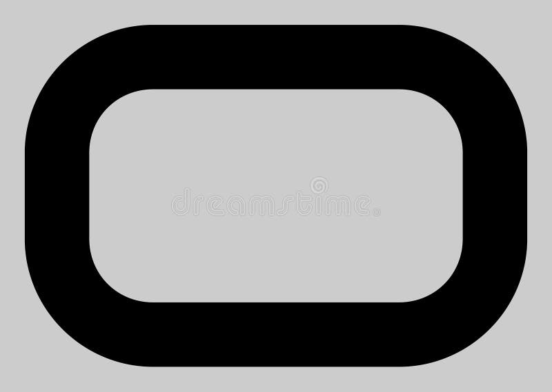 Rounded Rectangle Outline Stock Illustrations – 490 Rounded Rectangle ...