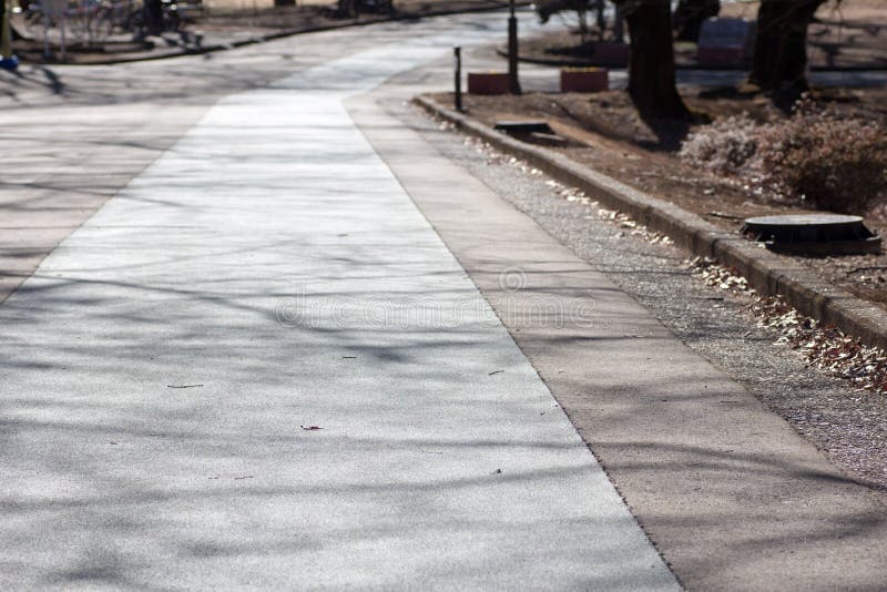 Empty Running Path in a Park Stock Photo - Image of japan, endurance ...