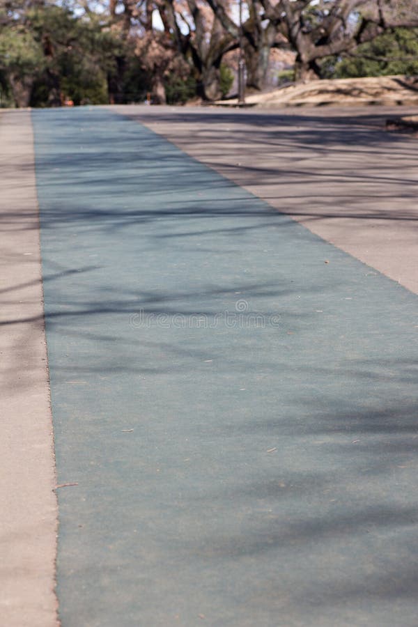 Empty Running Path in a Park Stock Photo - Image of marathon, trail ...