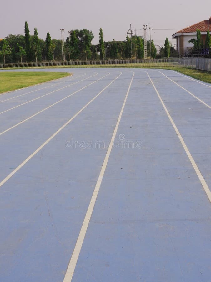 Empty Running Tracks stock image. Image of lane, racetrack - 29655235