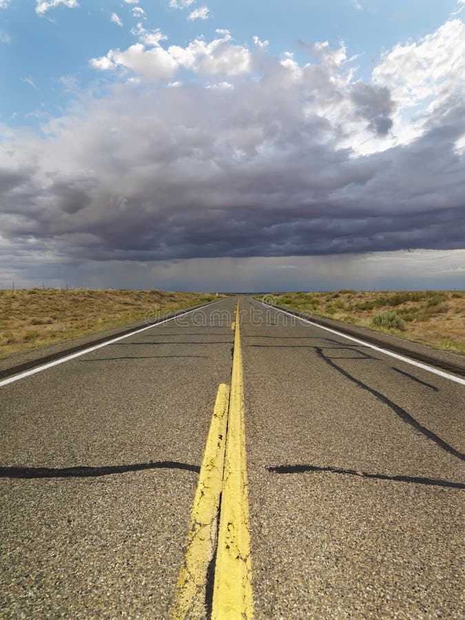 Empty rural road. stock image. Image of horizon, travel - 3613939