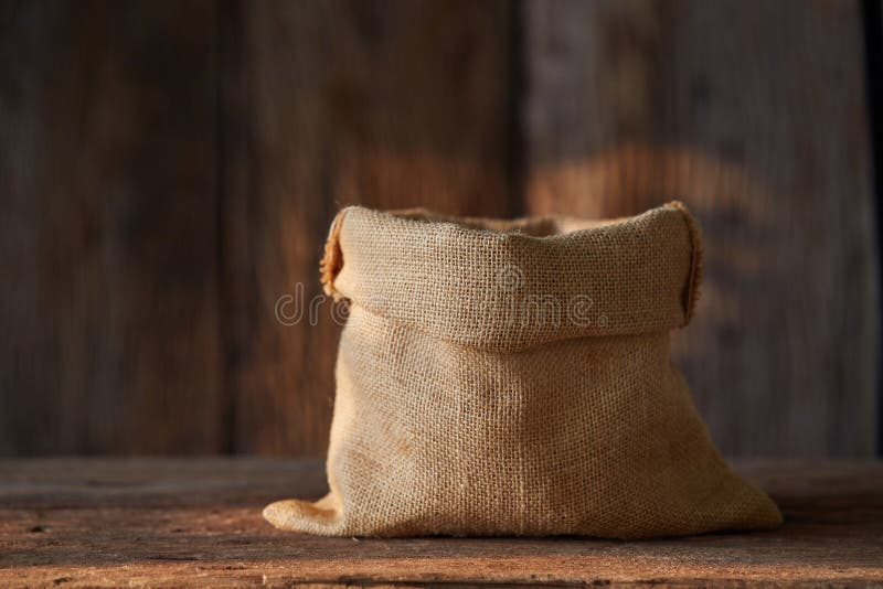 Empty Sack Shopping Bag Container Stock Image - Image of isolated ...
