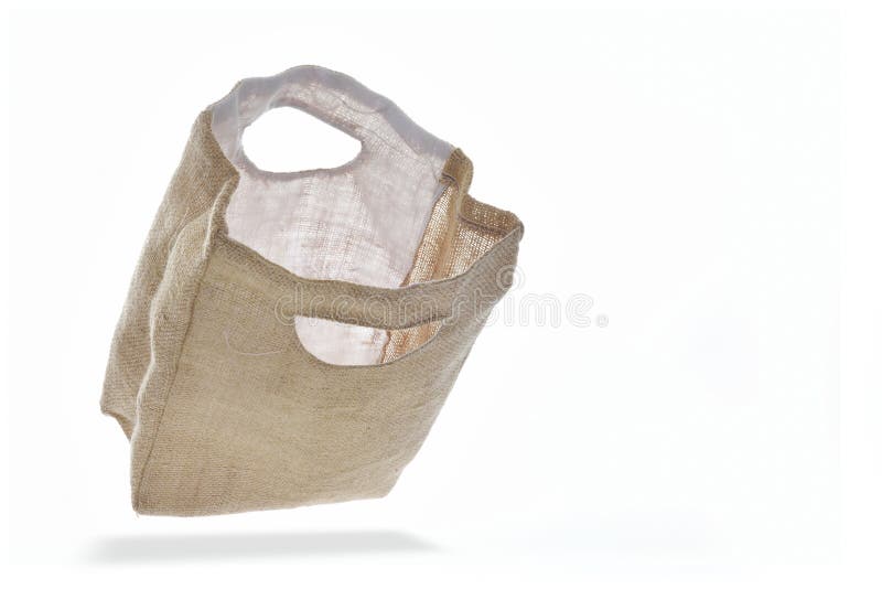 Empty Sack Shopping Bag Container Stock Photo - Image of package ...