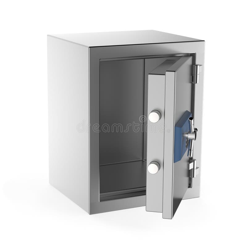 Empty safe stock illustration. Illustration of industrial - 25824105