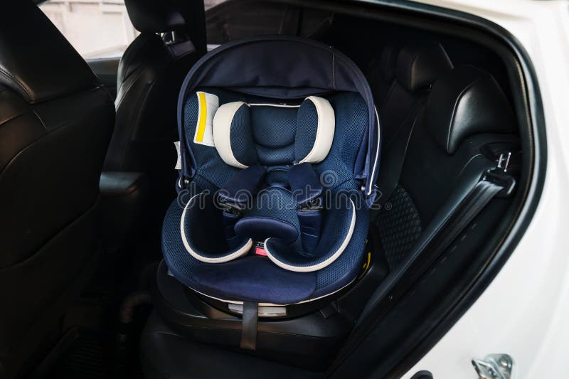 Empty Safety Seat for Baby or Child in Car Stock Photo - Image of child ...