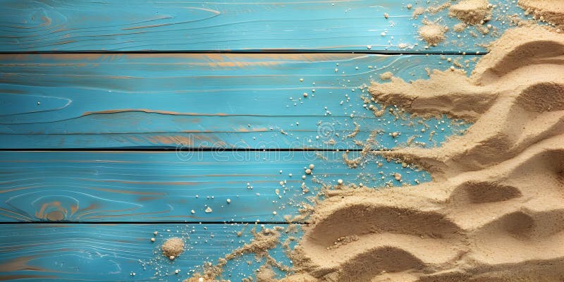 An Empty Sand Board on the Beach Stock Photo - Image of product, palm ...