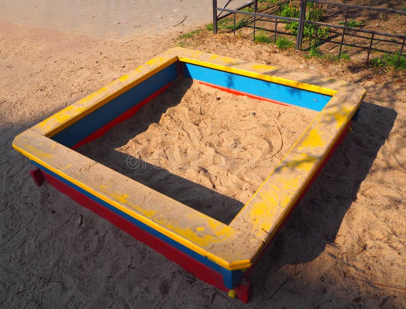 Playground Sandbox Toys Jungle Gym Stock Image - Image of grass ...