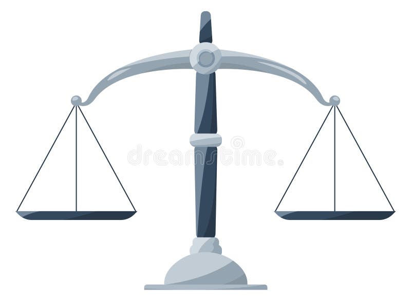 Empty Scale in Balance. Weight Compare or Measure Icon Stock Vector ...