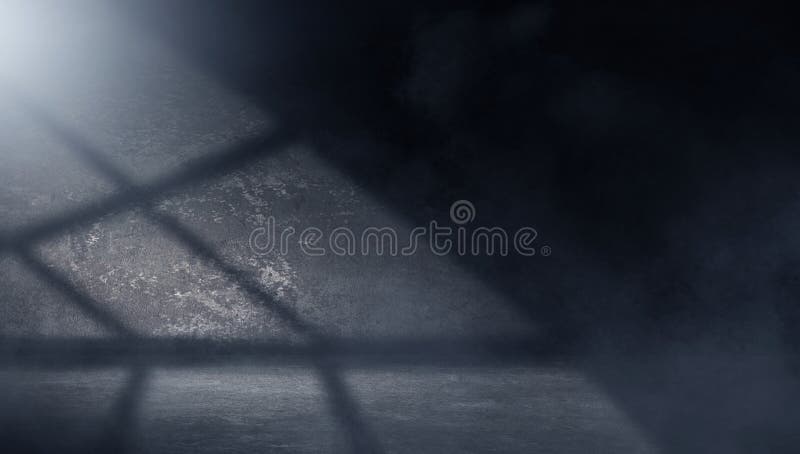 Empty Scene Background. Incident Light from a Window on an Empty Brick ...