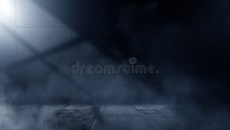 Empty Scene Background. Incident Light from a Window on an Empty Brick ...