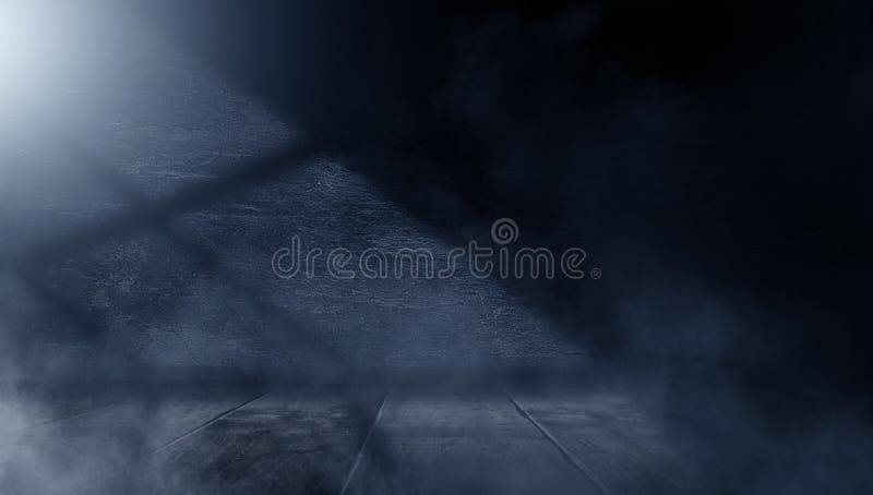 Empty Scene Background. Incident Light from a Window on an Empty Brick ...