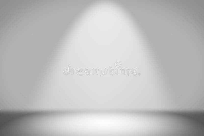 Empty Scene Light Background with Spotlights Stock Illustration ...