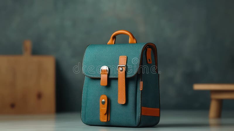 Empty School Backpack and Suitcase on White Background Stock ...