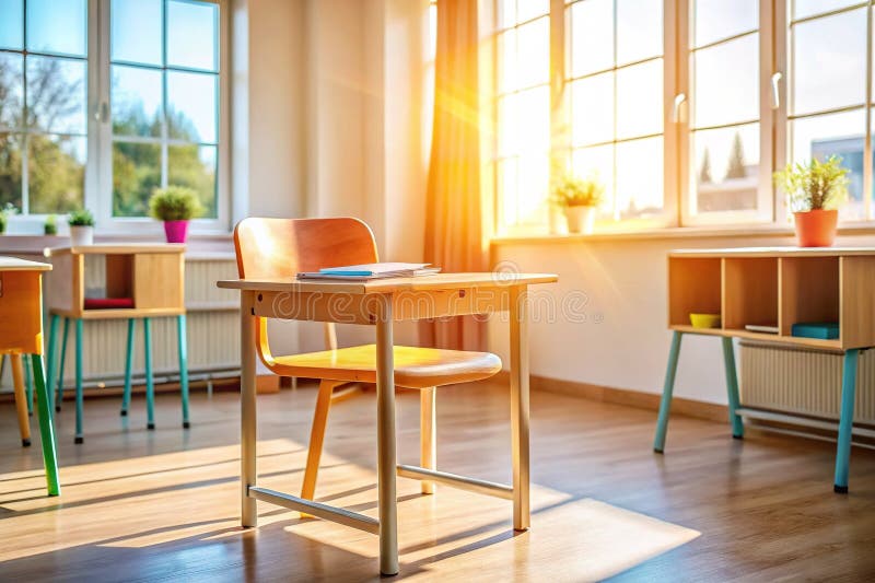 Empty School Chair in Classroom a Versatile Image for Education ...