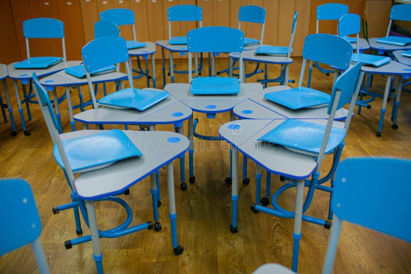 Empty School Class, Back To School. Stock Image - Image of knowledge ...