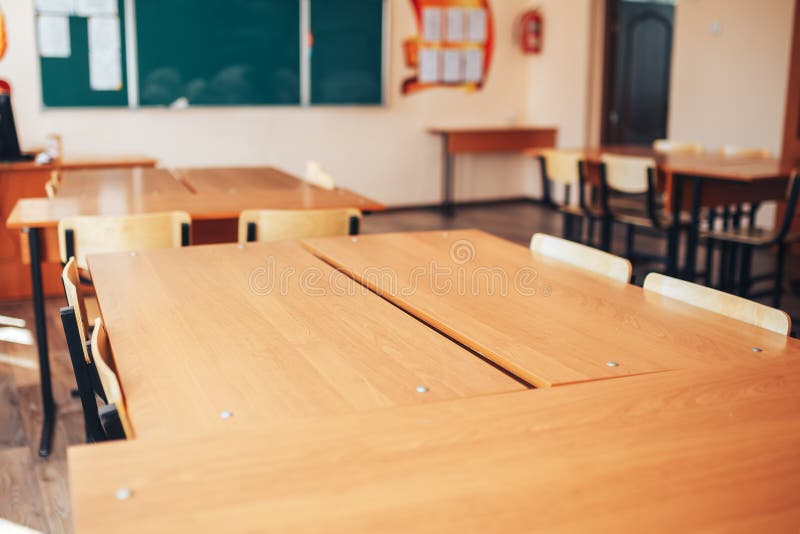 Empty School Class during School Holidays, Back To School, Children ...