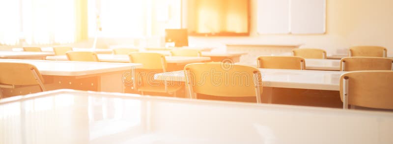 Empty School Class during School Holidays, Back To School, Children ...