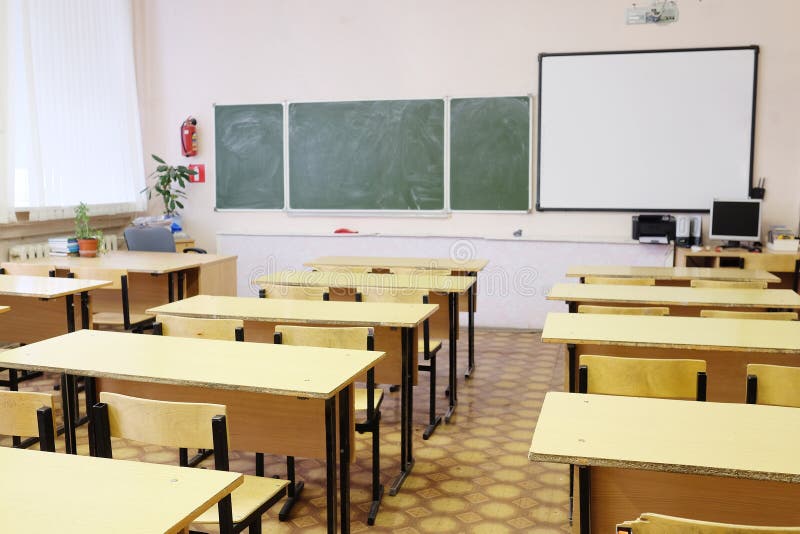 Empty school class stock photo. Image of student, lesson - 53679194